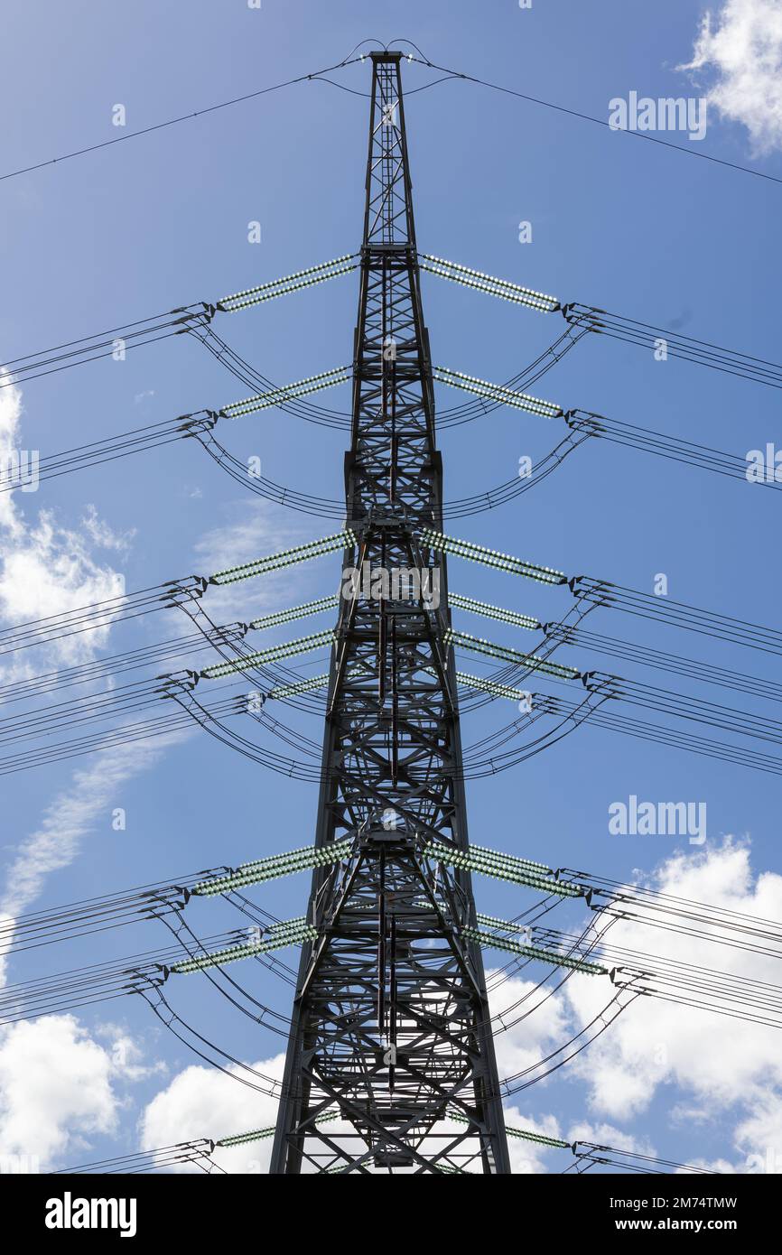 Pylon pylon silhouette hi-res stock photography and images - Alamy