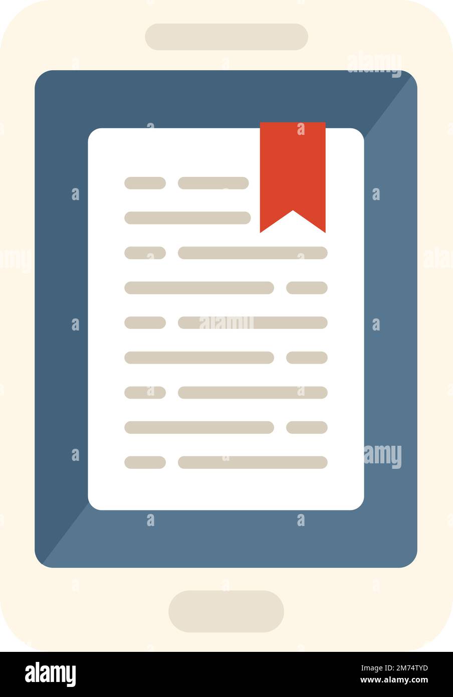 Tablet book icon flat vector. Class distance. Study training isolated ...