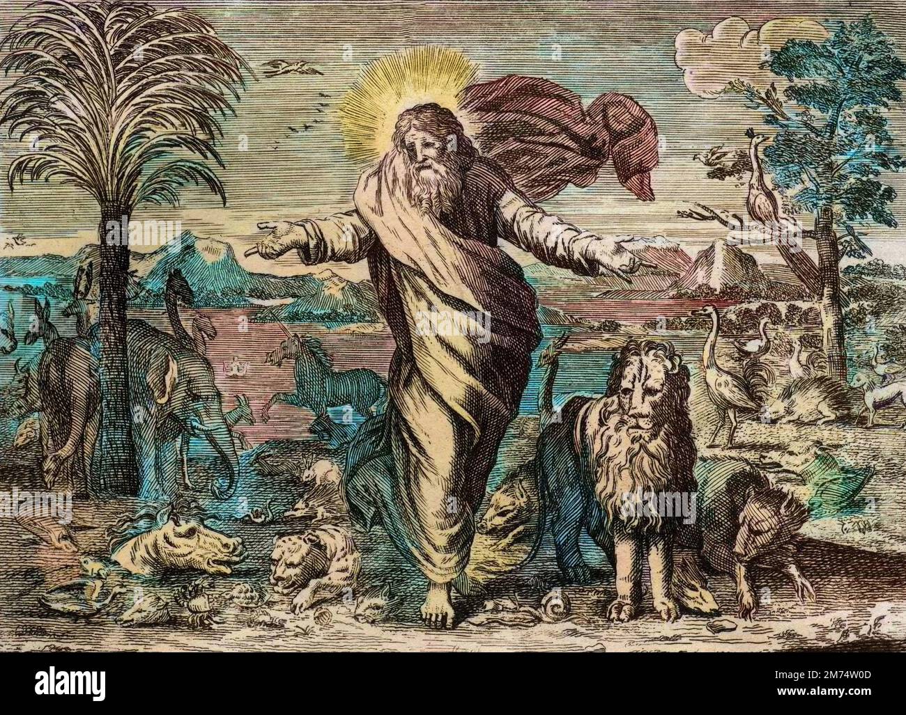 Creation Bible Illustrations Royaumont Bible, Old Testament: Creation