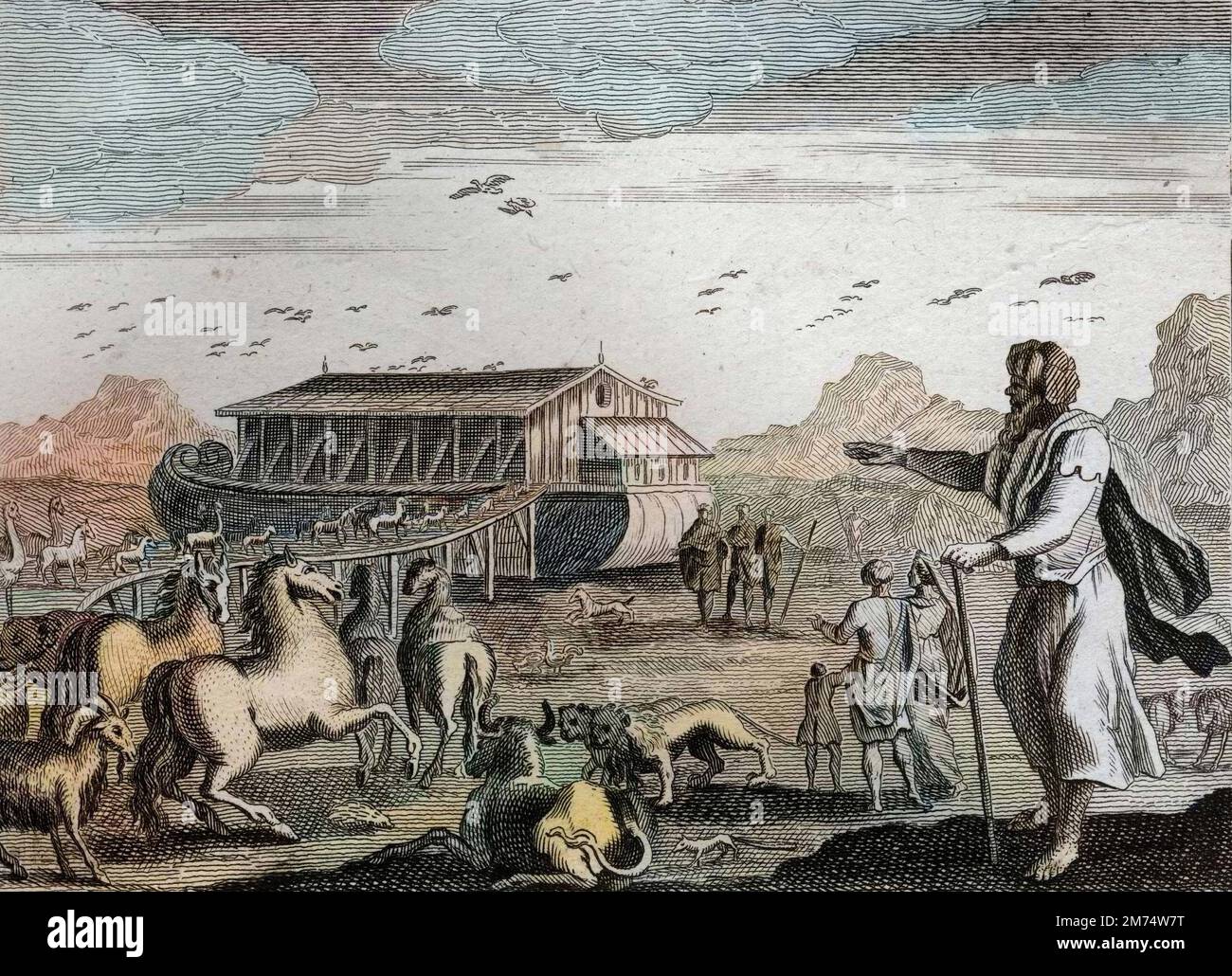 "Bible par le Sieur de Royaumont, Ancien Testament : L'Arche de Noe ...