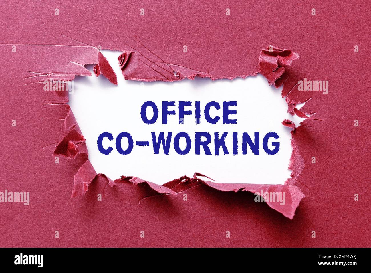 Text showing inspiration Office Co Working. Business approach Business ...