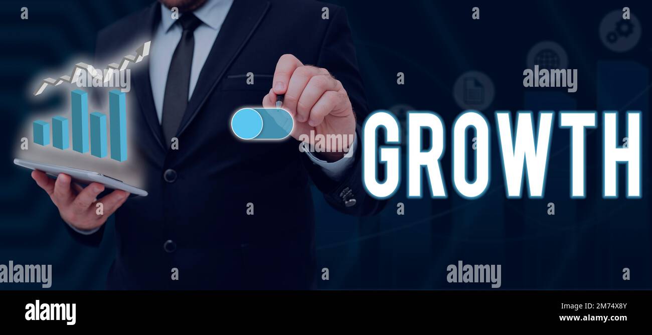 Inspiration showing sign Growth. Conceptual photo process of increasing ...