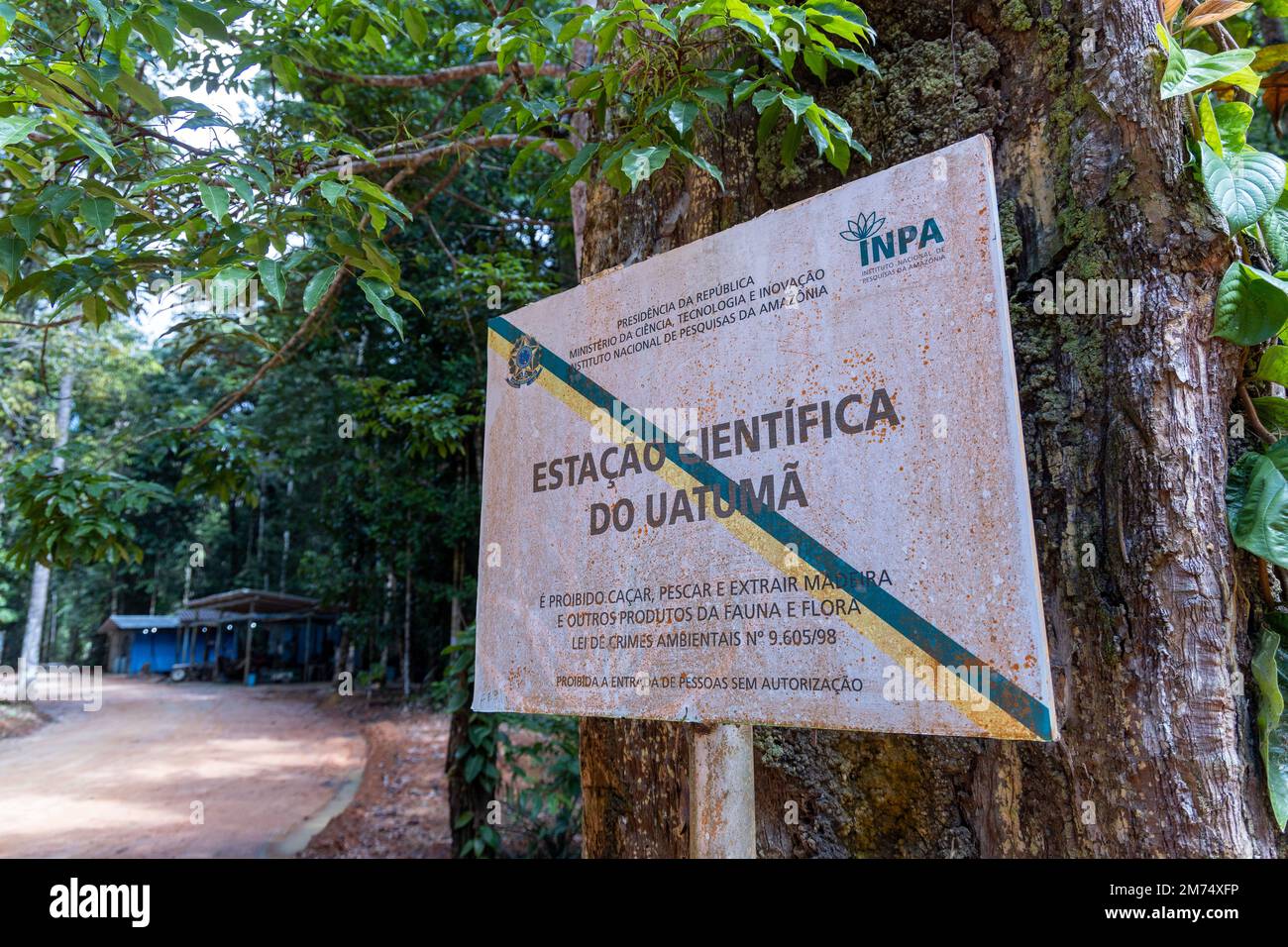 Manaus, Brazil. 02nd Jan, 2023. The residential and research camp of ...
