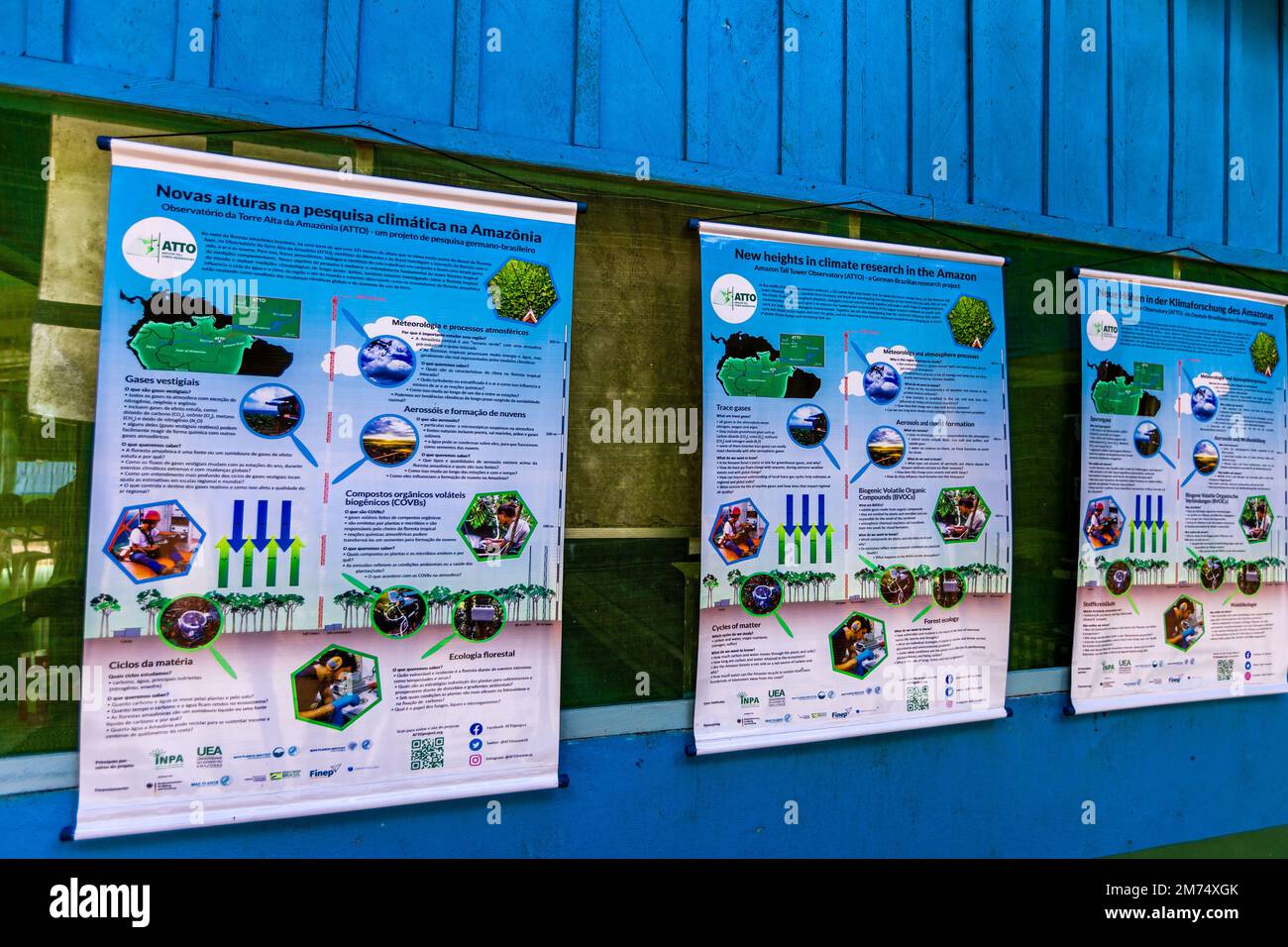 Manaus, Brazil. 02nd Jan, 2023. Trilingual information "New Heights in ...