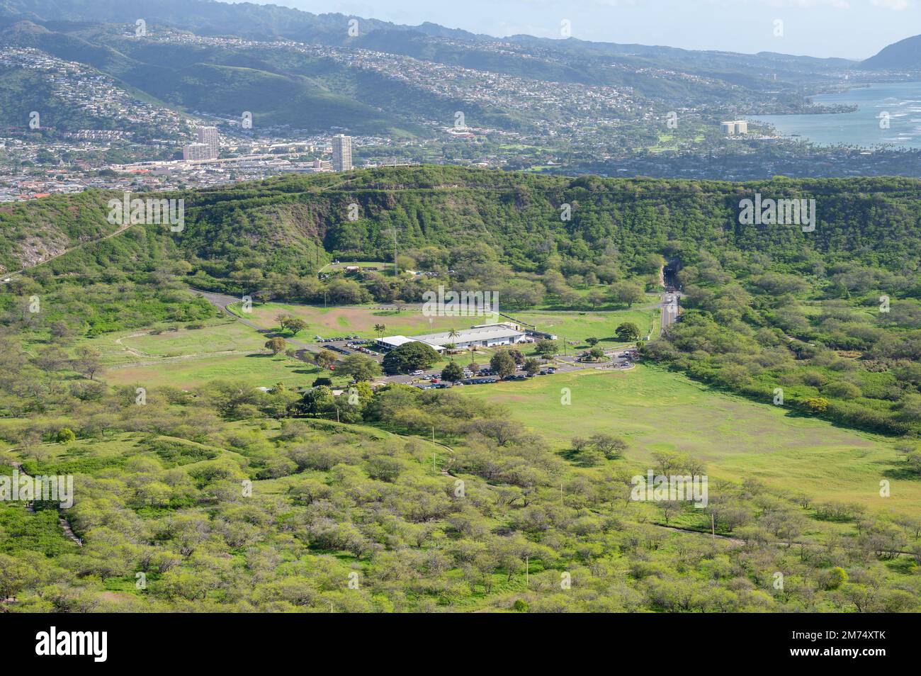 Hike diamond head in oahu hi-res stock photography and images - Alamy