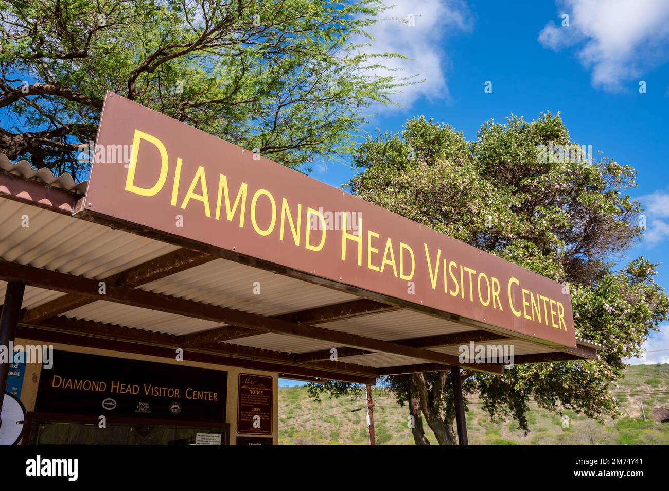 Honolulu, Hawaii - December 27, 2022: the Diamond Head Visitor Center ...