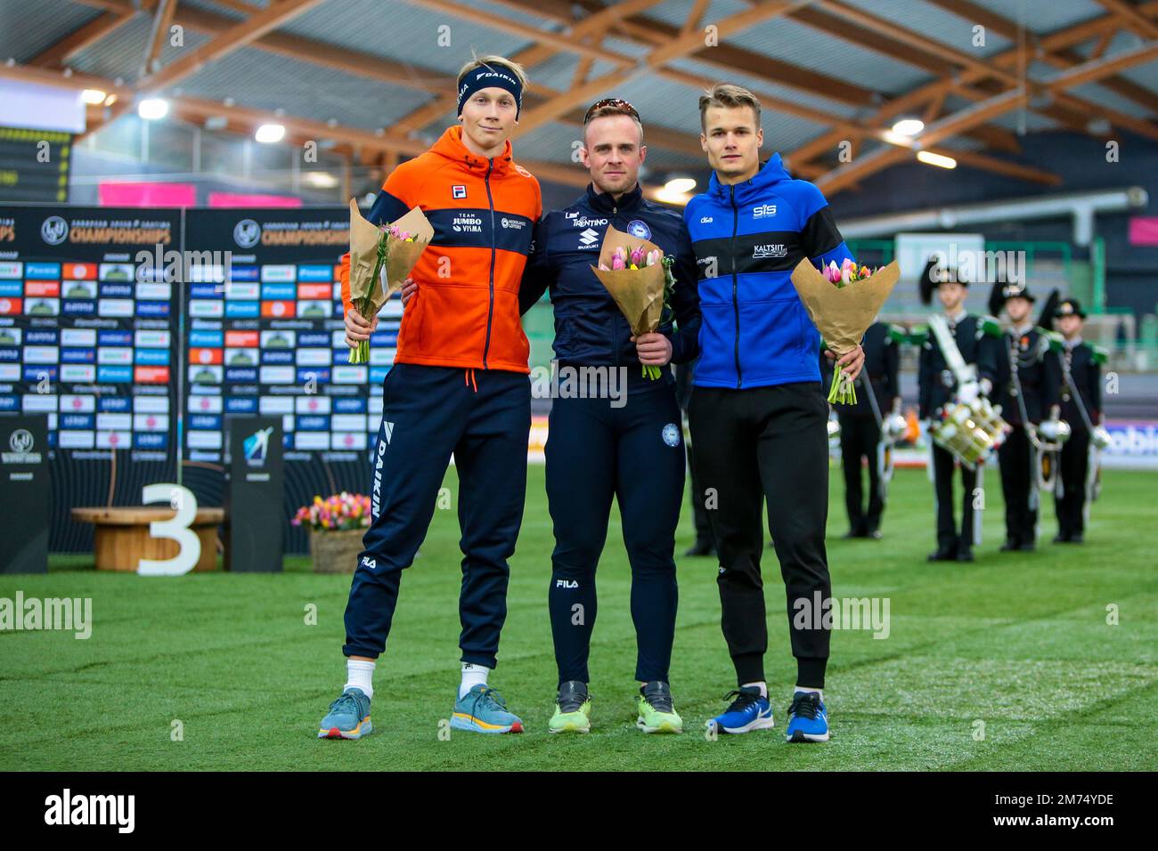 Hamar 20230106.Merijn Scheperkamp from the Netherlands, David Bosa from ...