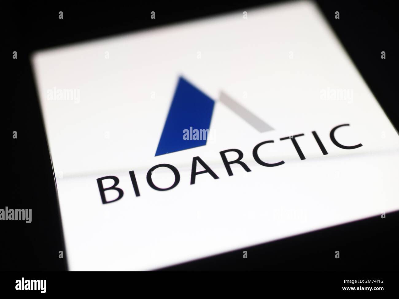 Bioarctic logo. Bioarctic AB is a Swedish pharmaceutical research ...