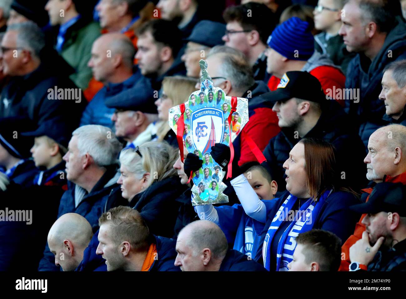 Replica emirates fa cup trophy hi-res stock photography and images - Alamy