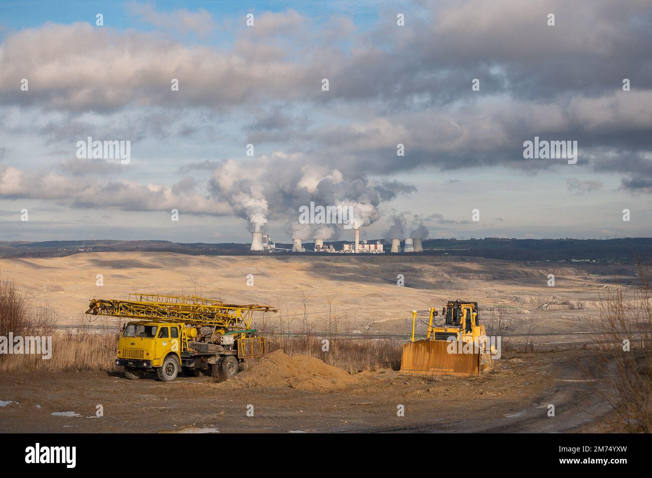 Turow open pit mine hi-res stock photography and images - Alamy