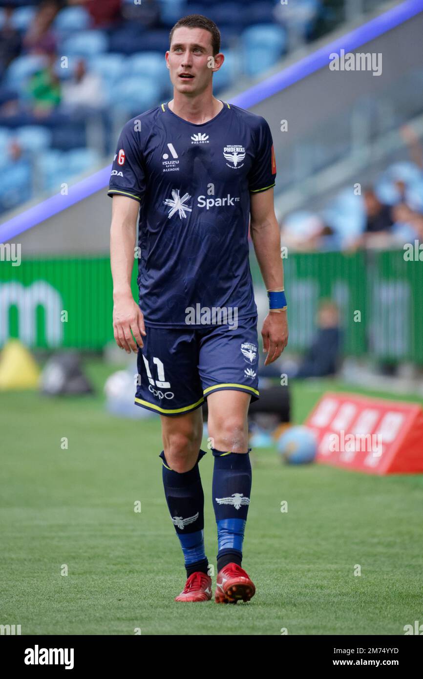 Bozhidar Kraev of Wellington Phoenix walks off the pitch during the ...