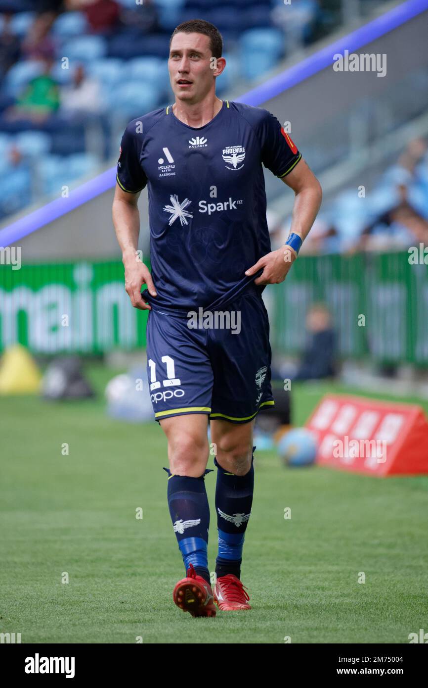 Bozhidar Kraev of Wellington Phoenix walks off the pitch during the ...