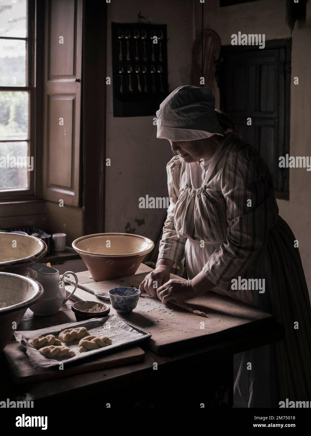 Beamish the Living Museum of the North, Stanley, County Durham. Staff ...