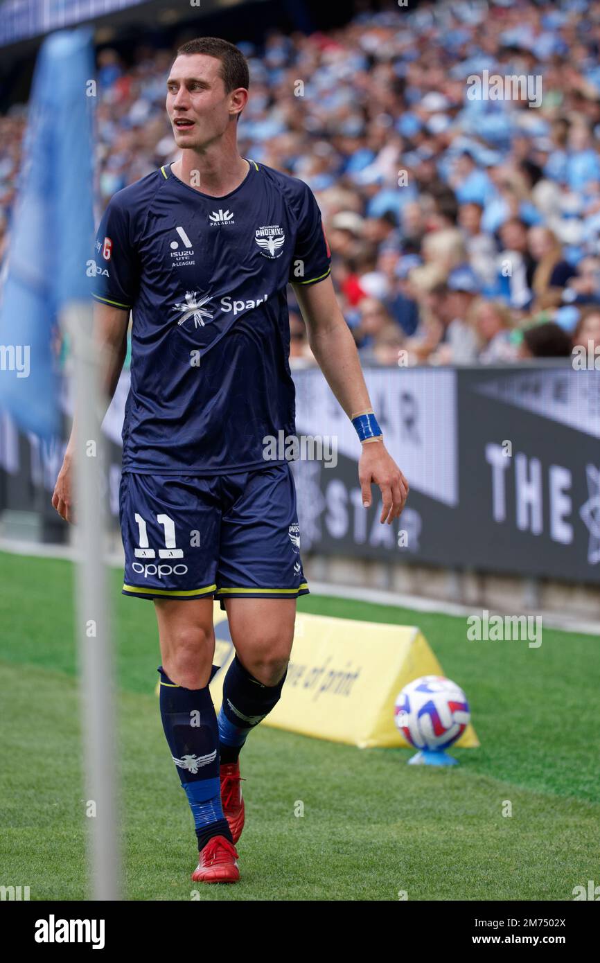 Bozhidar Kraev of Wellington Phoenix walks off the pitch during the ...