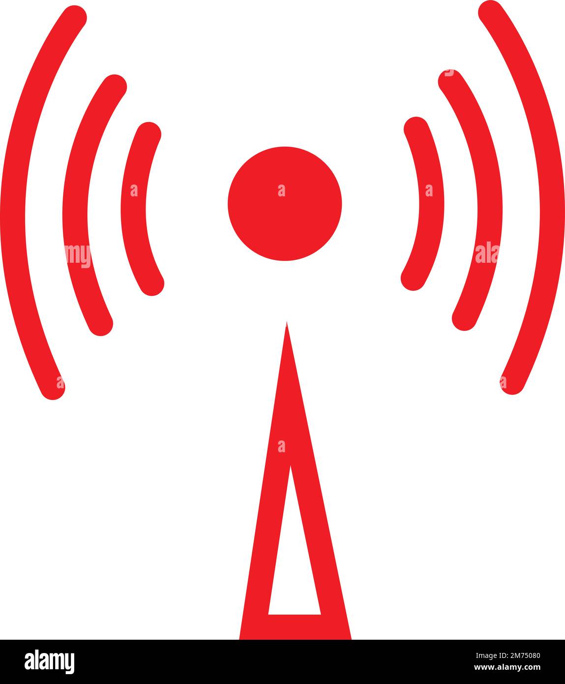 Broadcasting icon, live streaming pictogram, vector illustration Stock ...