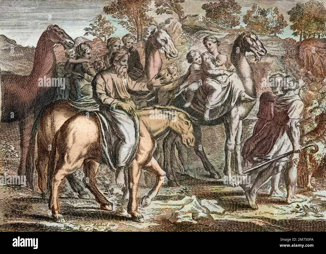 Bible par le Sieur de Royaumont, Ancien Testament : Retour de Jacob. Le ...