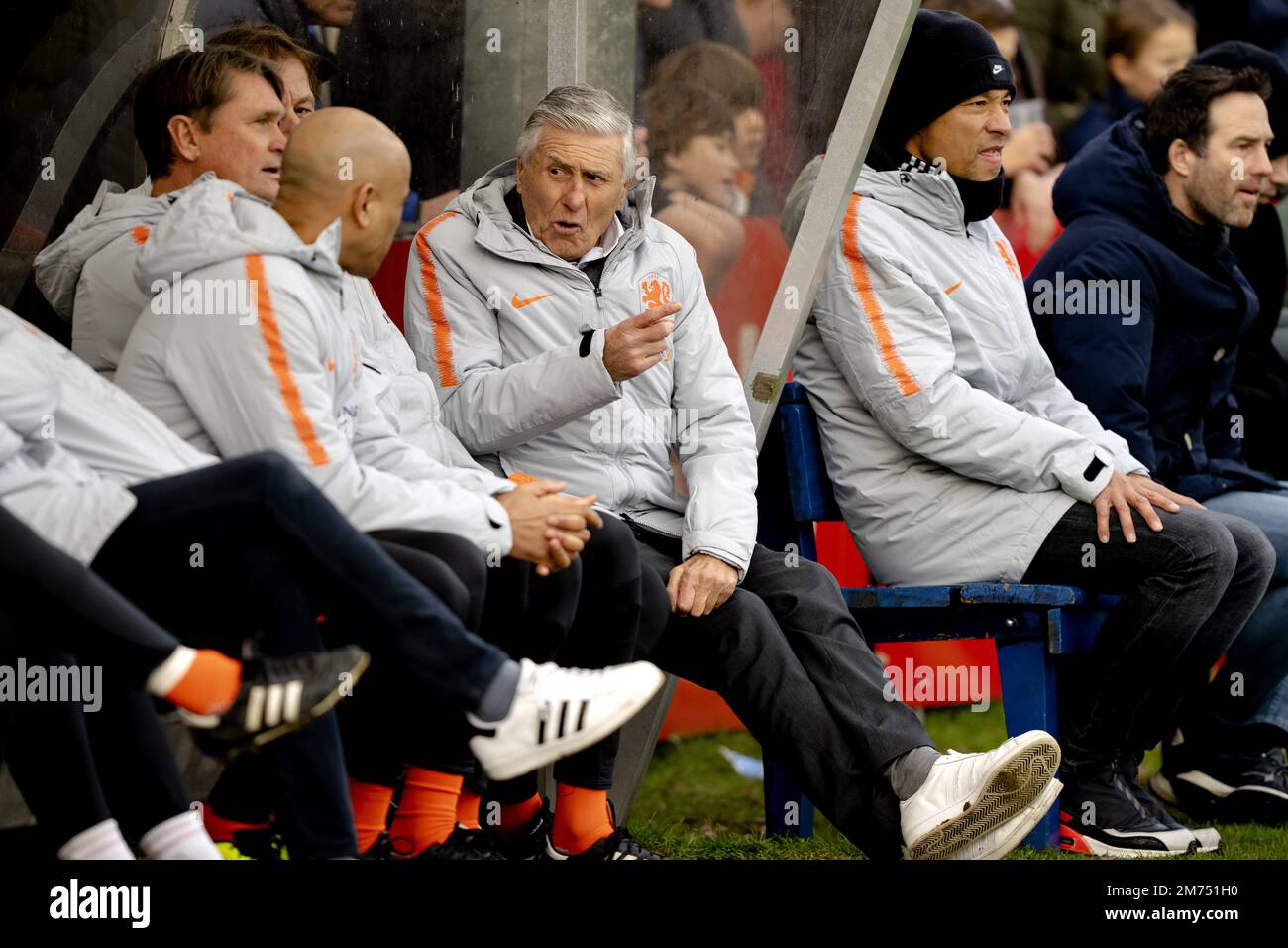 HAARLEM - Sjaak Swart during the traditional New Year's match between ...