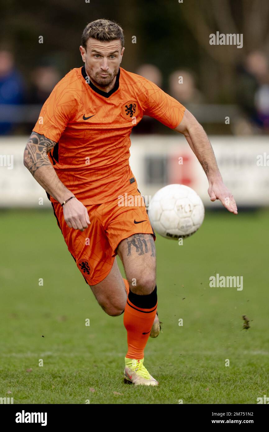 HAARLEM - Daryl Janmaat in action during the traditional New Year's ...
