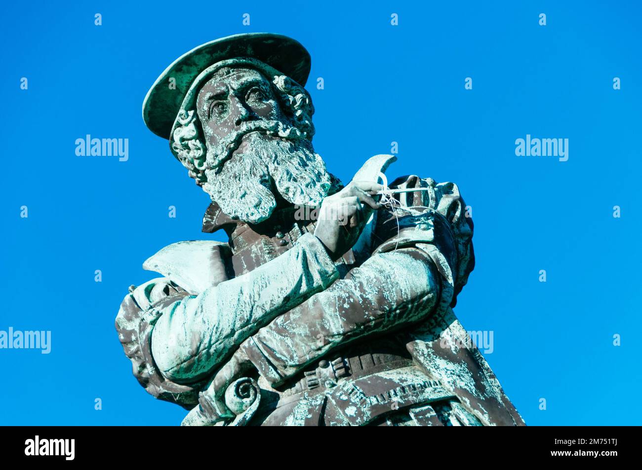 Statue of the cartographer Gerardus Mercator in Rupelmonde Stock Photo ...