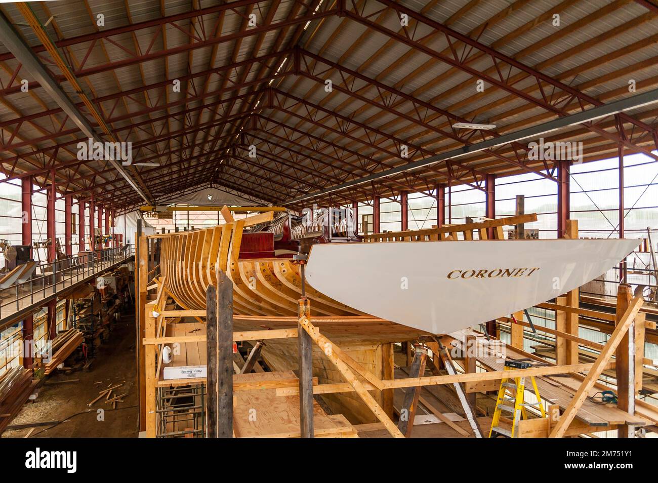 Restoration of The 1885 Coronet Yacht at the International Yacht ...
