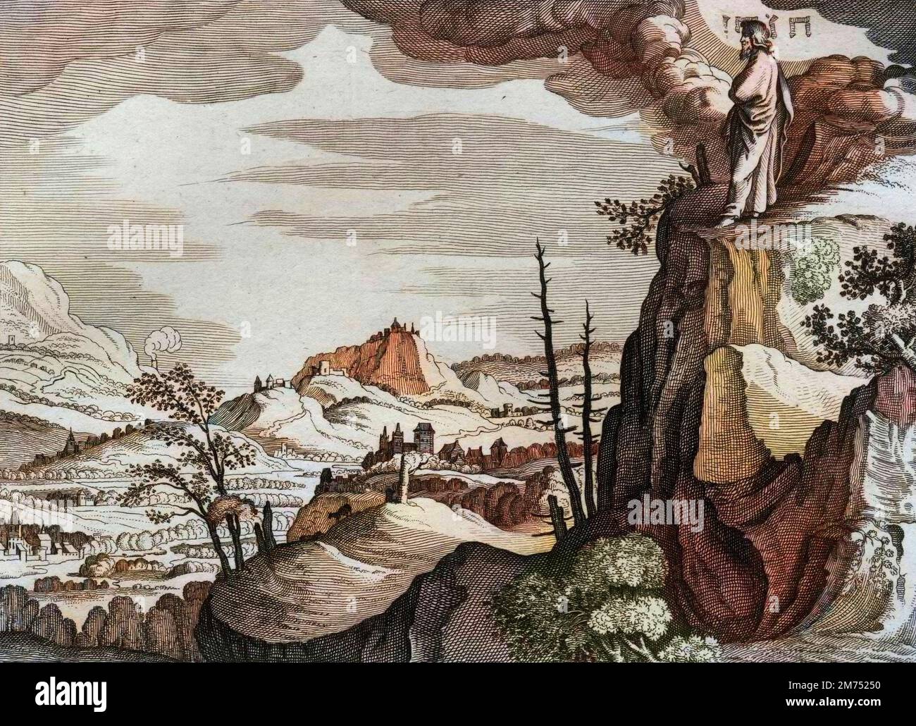 Bible par le Sieur de Royaumont, Ancien Testament : Mort de Moise. Dieu ...