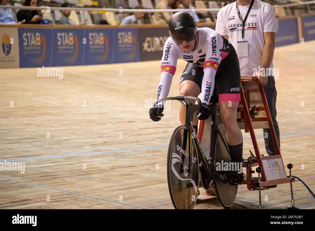 DERACHE Tom, Men's 1Km Time Trial during the Track Cycling French ...