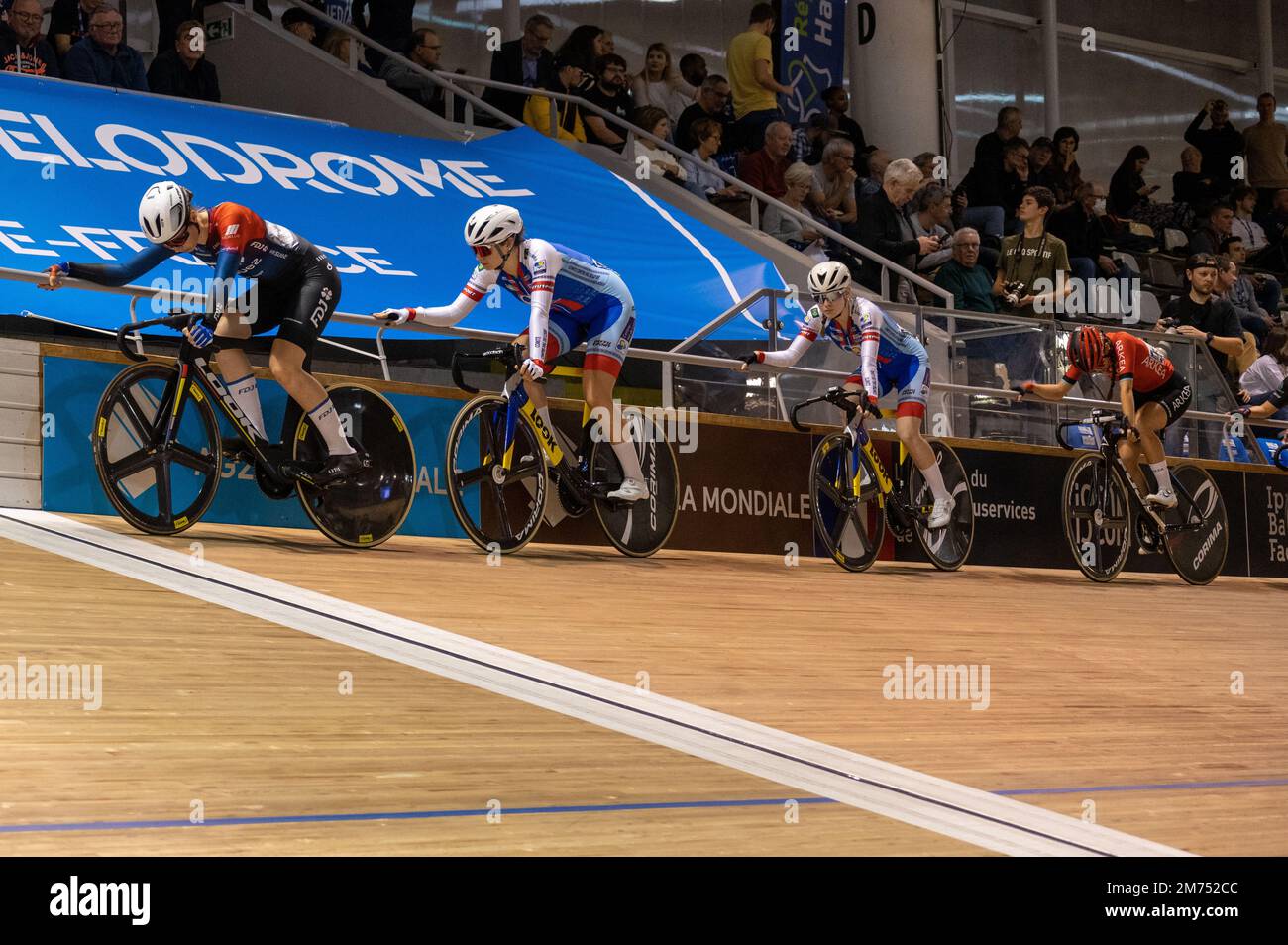 Ambiance, Women's Omnium during the Track Cycling French championships ...