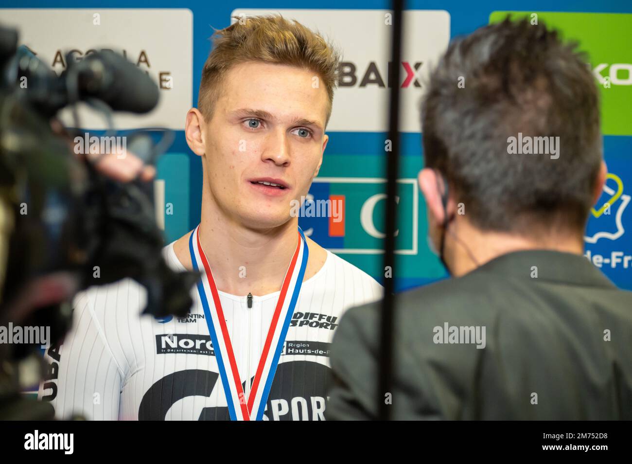DERACHE Tom, Men's 1Km Time Trial during the Track Cycling French ...