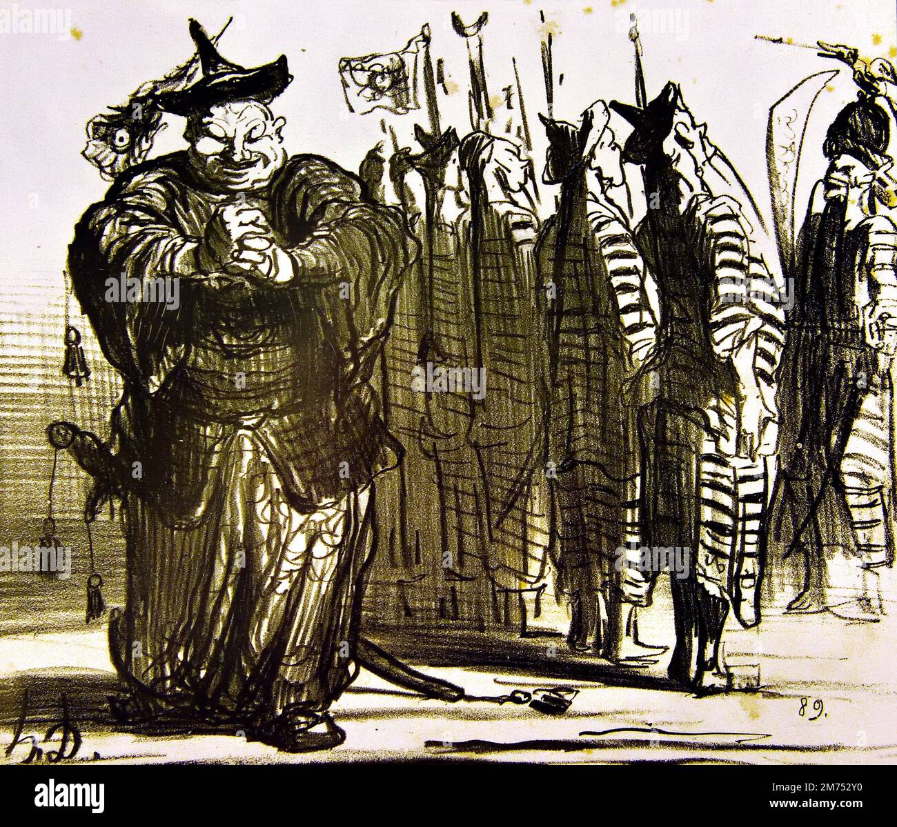 Daumier french art artist hi-res stock photography and images - Alamy