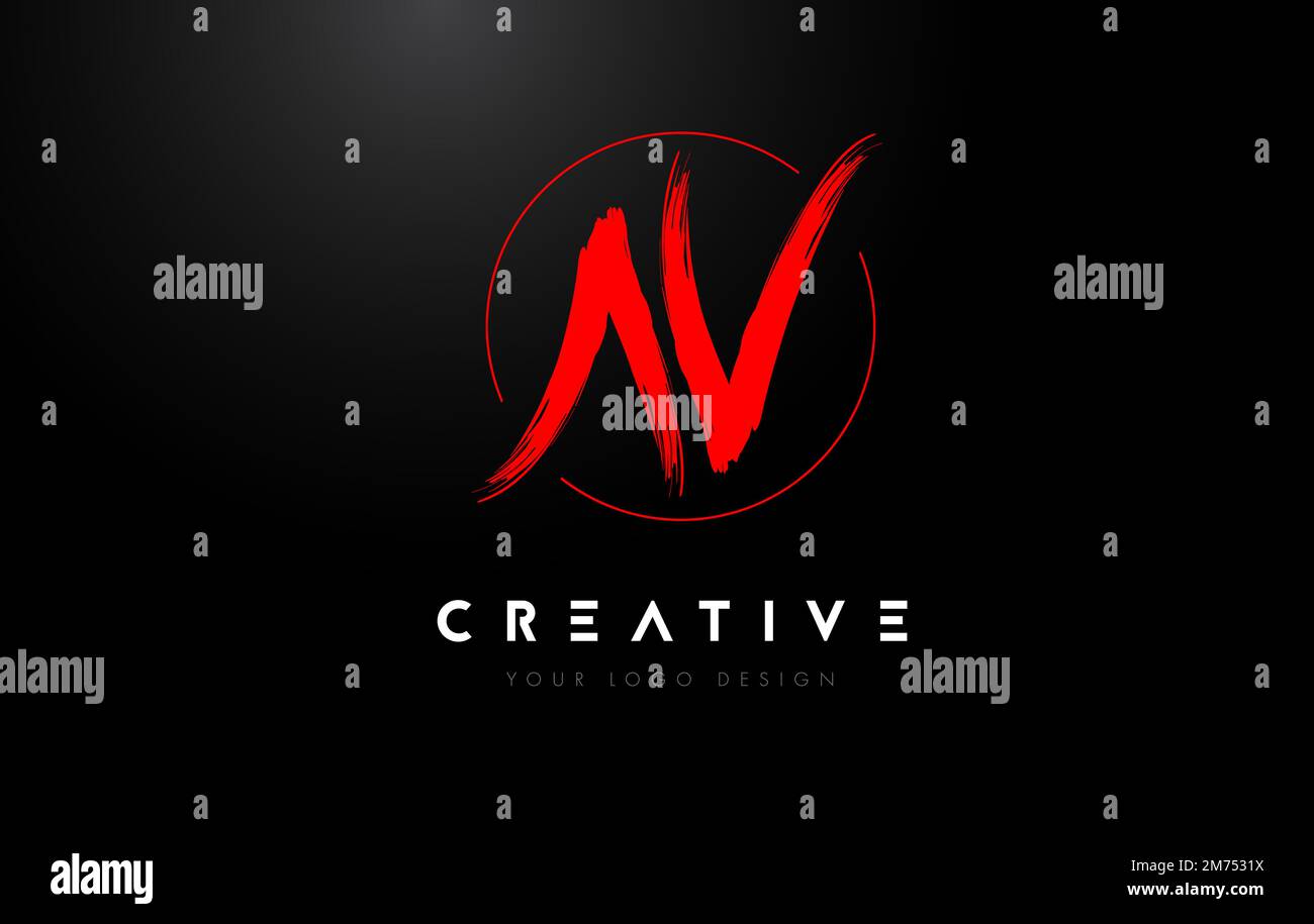 Av red logo hi-res stock photography and images - Alamy