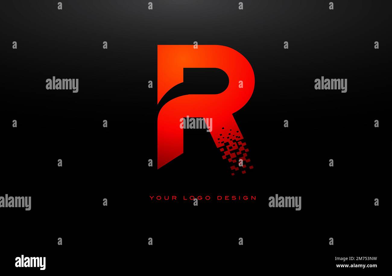 R initial Stock Vector Images - Alamy