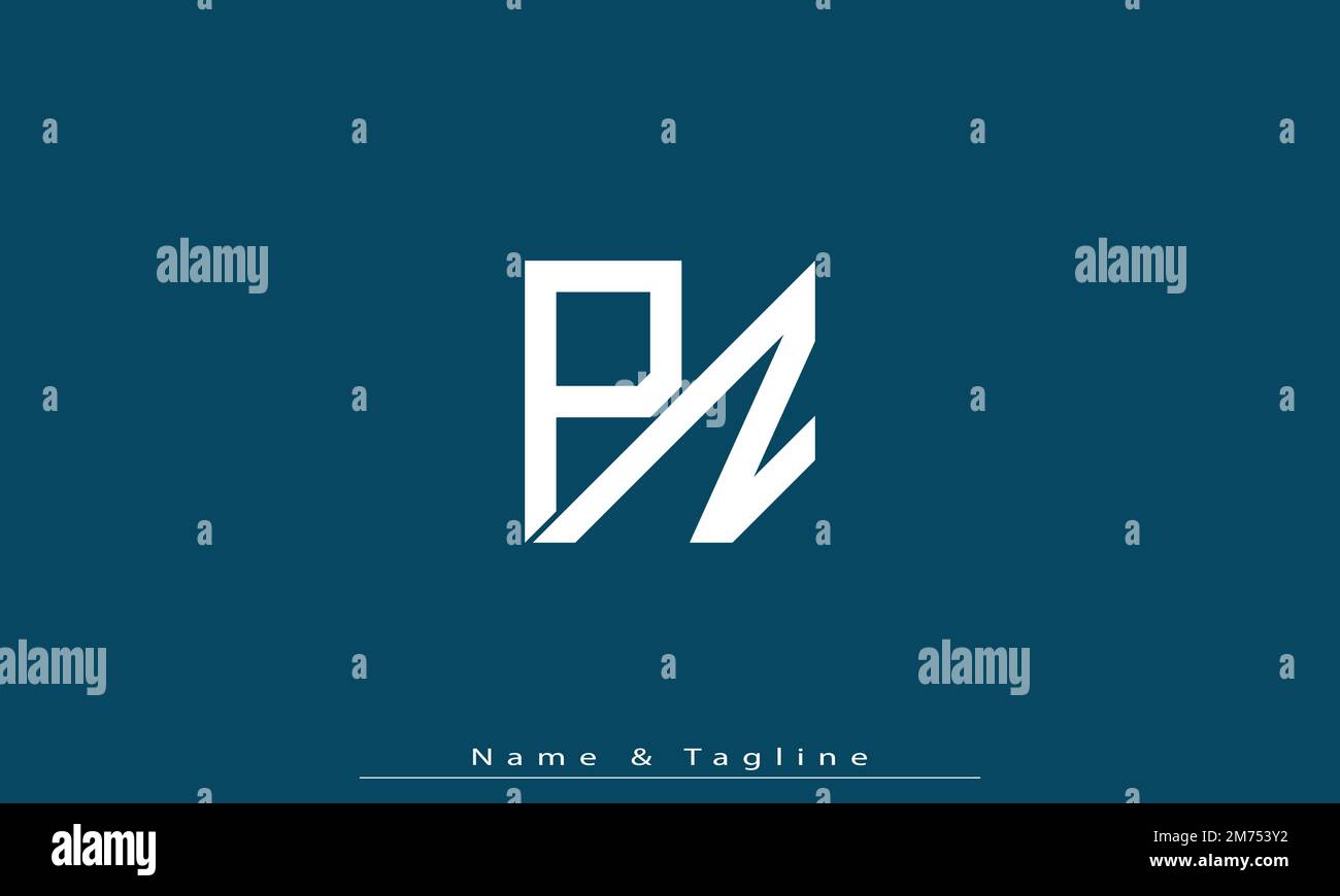 Alphabet letters Initials Monogram logo PZ , ZP Stock Vector Image ...