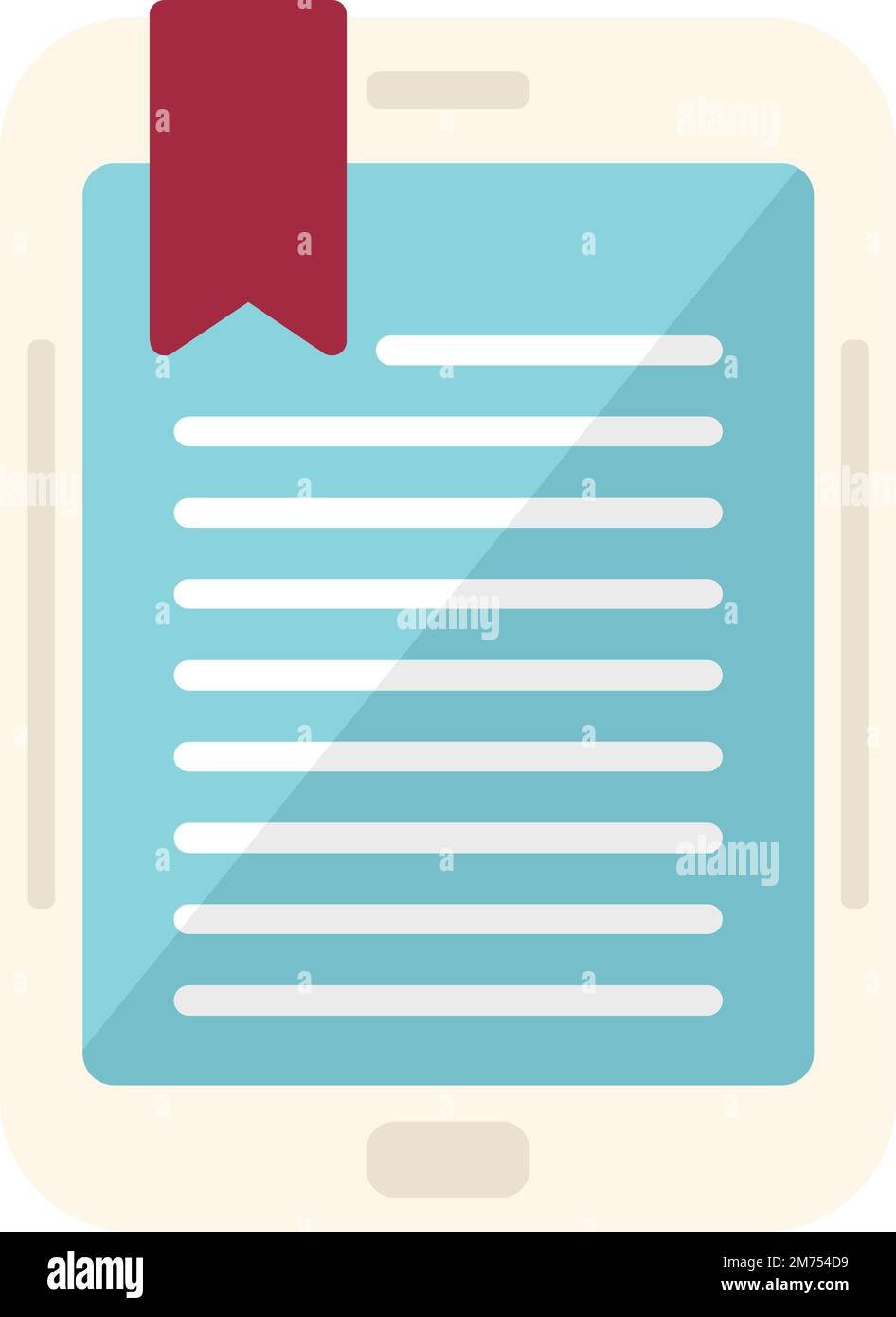 Tablet mark icon flat vector. Favorite tale. Template value isolated ...