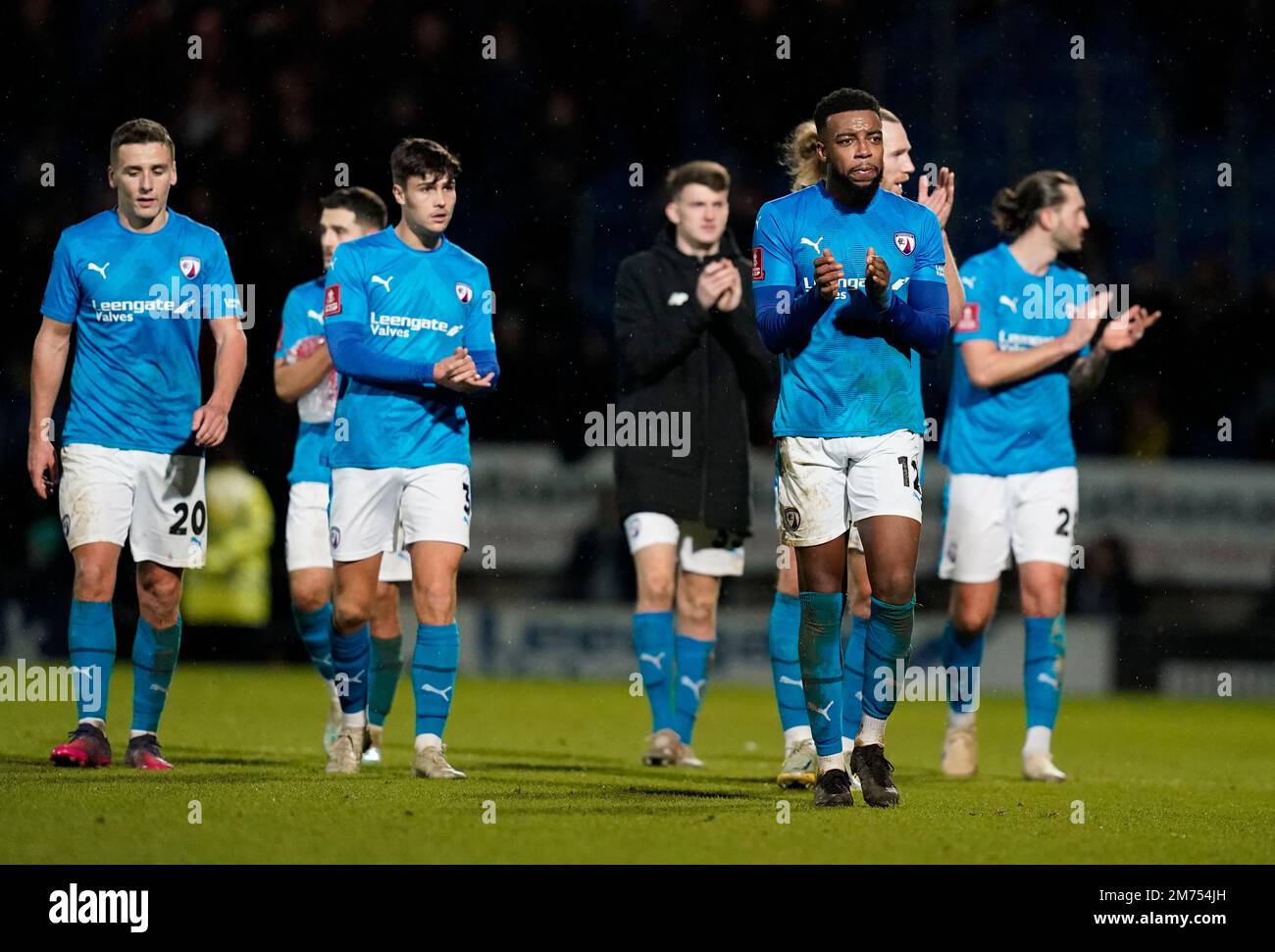 Chesterfield, UK. 7th Jan, 2023. Tyrone Williams of Chesterfield during ...