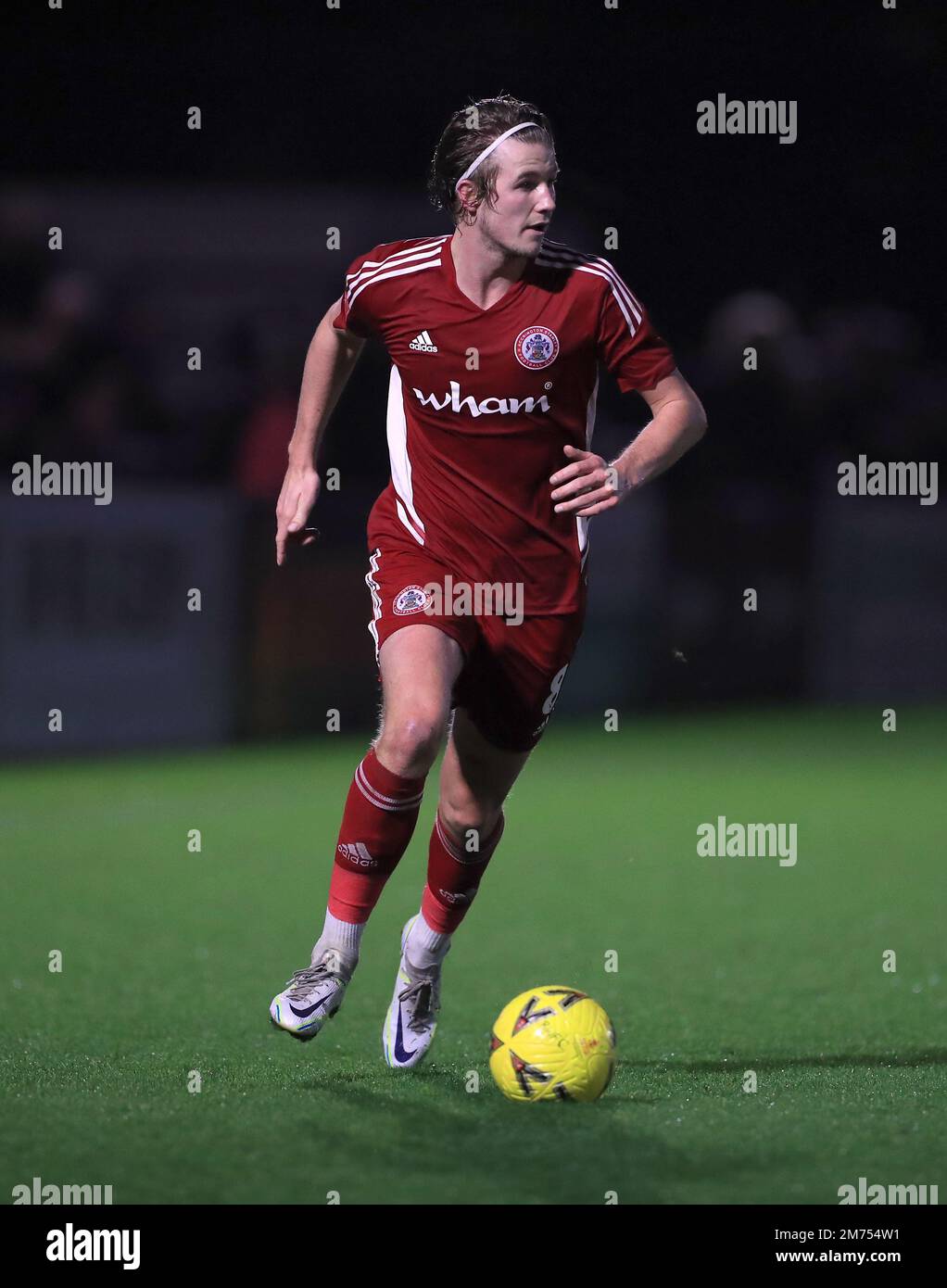 Accrington Stanley’s Tommy Leigh during the Emirates FA Cup third round ...