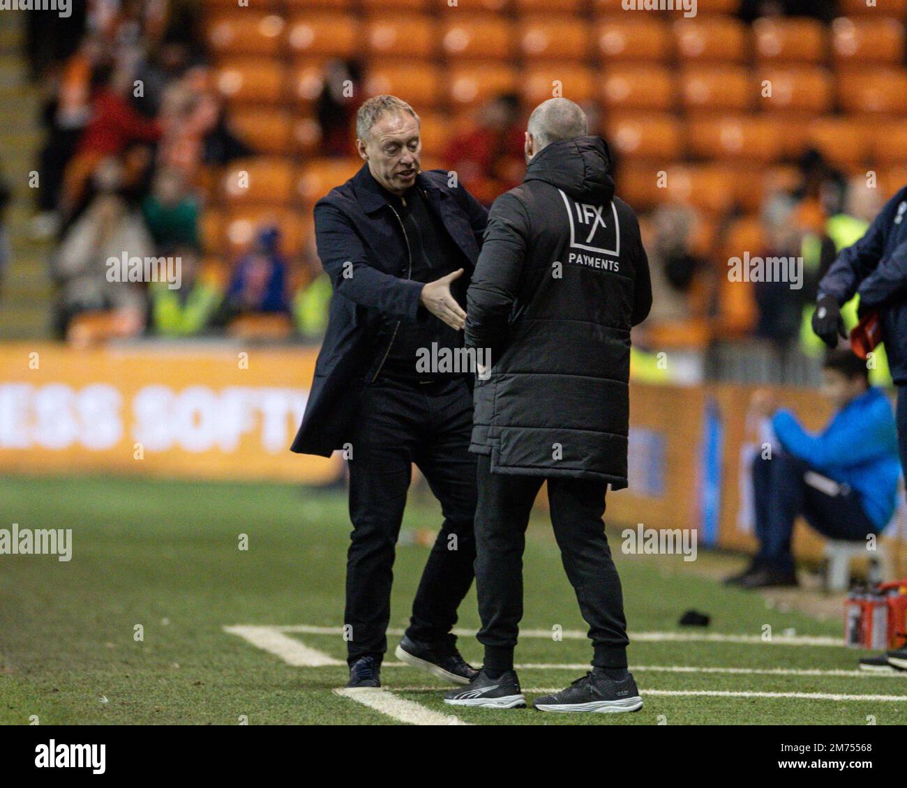 Blackpool, UK. 07th Jan, 2023. Steve Cooper manager of Nottingham ...