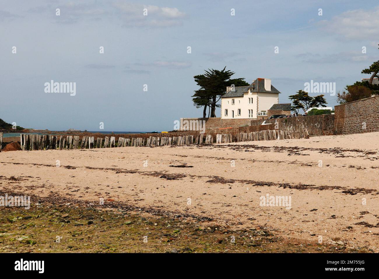 Carantec, Morlaix bay, Finistere, Bretagne, France, Europe Stock Photo ...