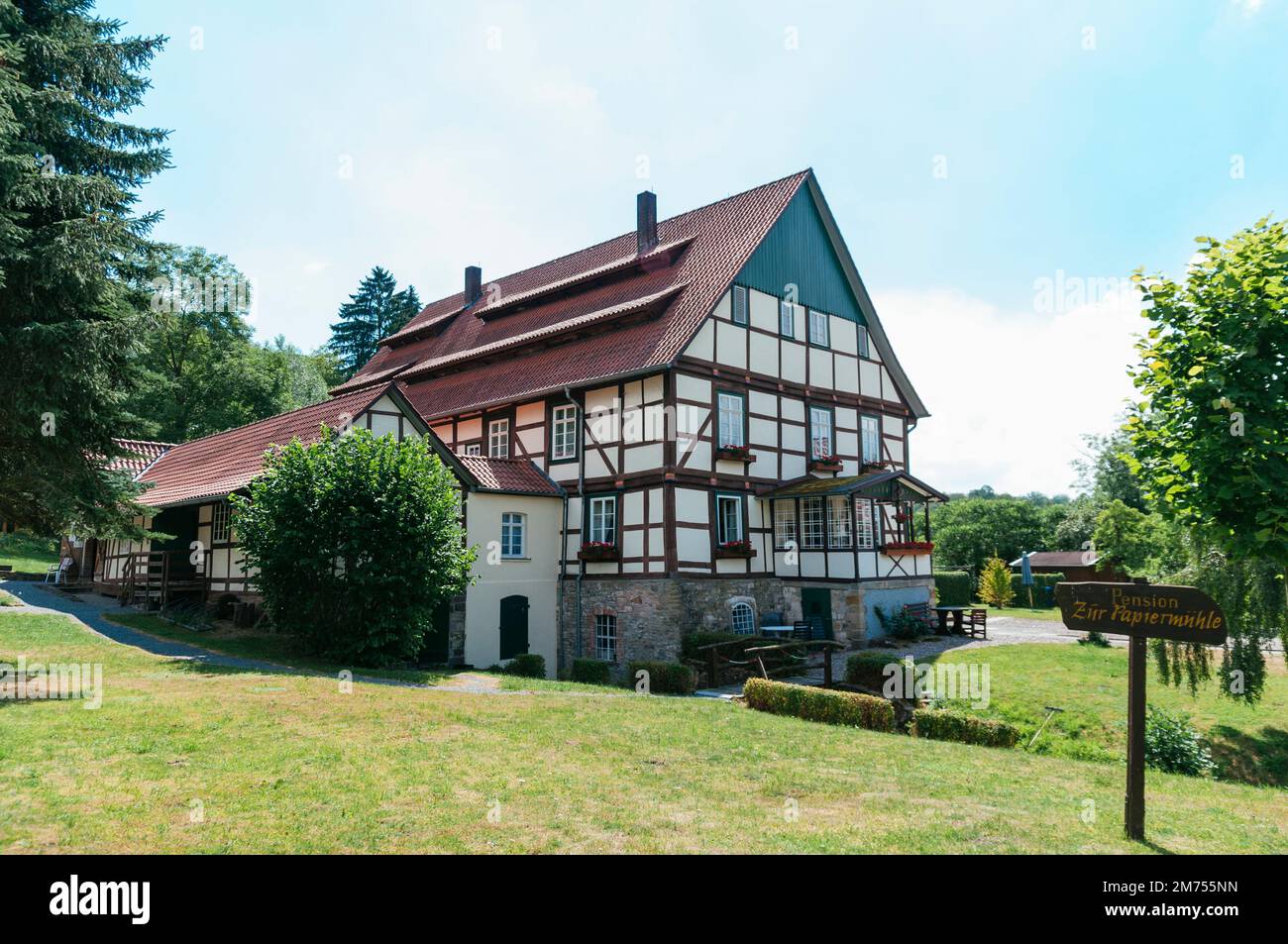 Old paper mill and now museum Papiermühle Plöger in Schieder ...