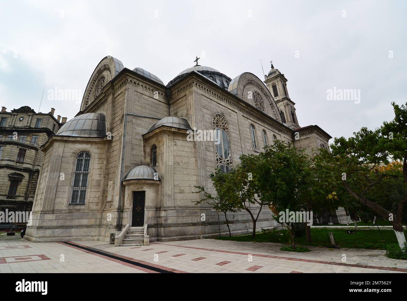 Located in Taksim, Turkey, the Hagia Triada Greek Orthodox Church was ...