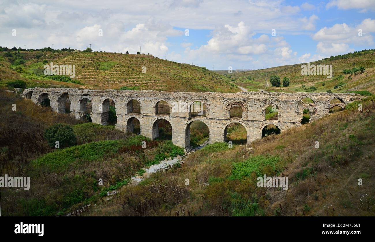 Valens aqueduct night hi-res stock photography and images - Alamy