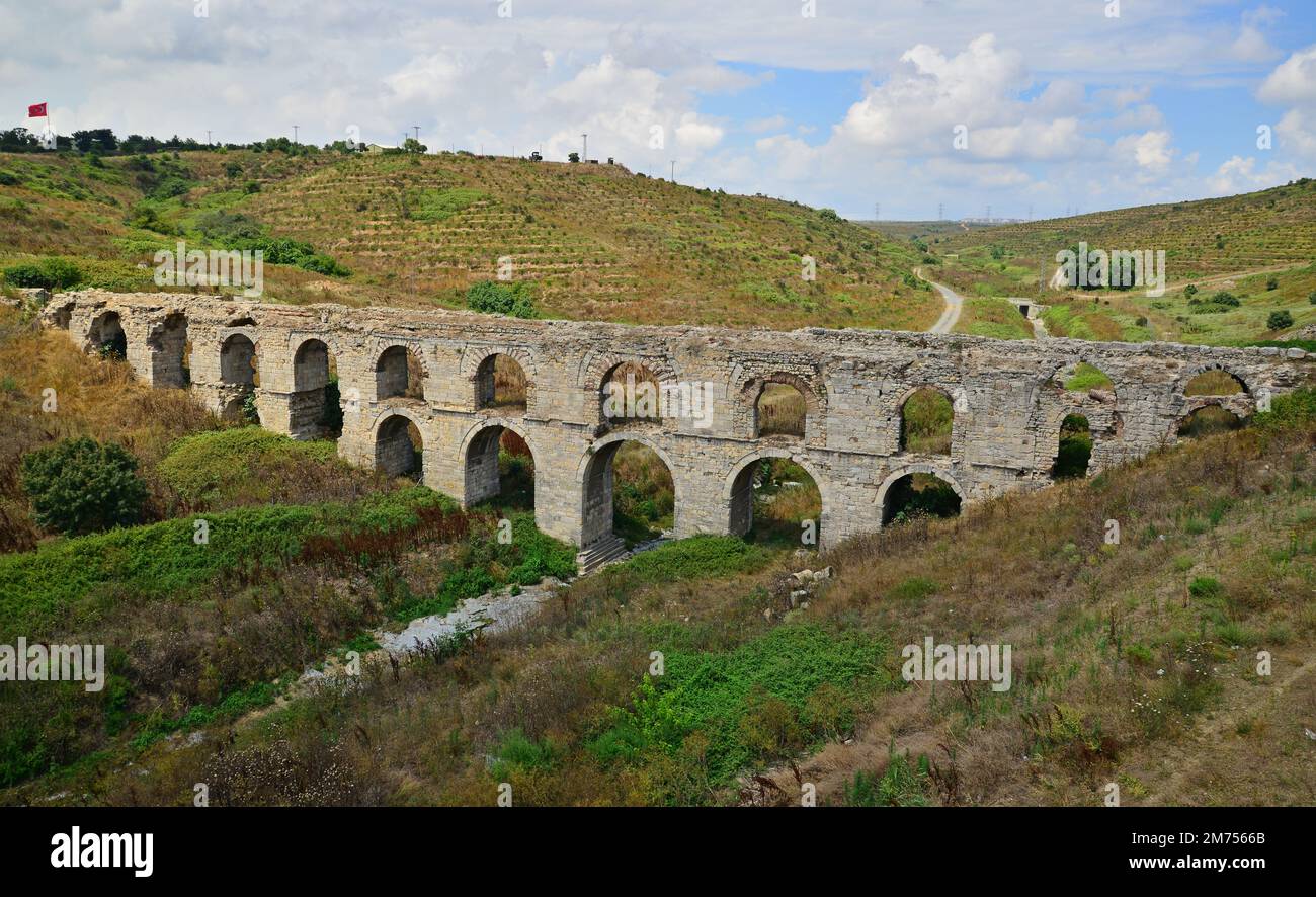 Valens aqueduct night hi-res stock photography and images - Alamy