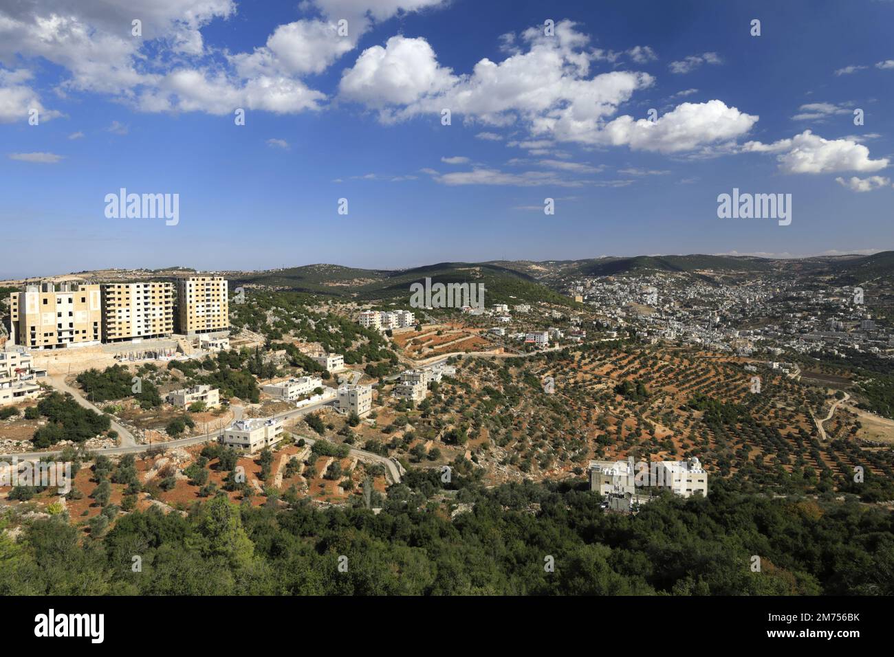 View of Ajloun Castle (Qa'lat ar-Rabad) in the Mount Ajloun district of ...