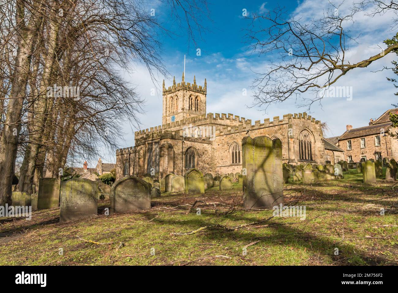 St Mary's Parish Church, Barnard Castle. Teesdale Stock Photo - Alamy