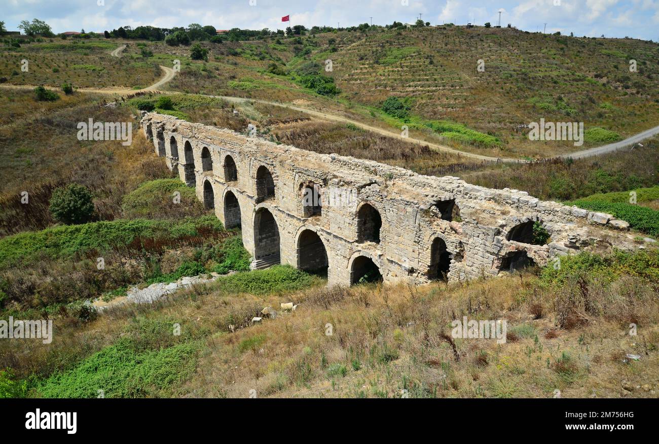 Valens aqueduct night hi-res stock photography and images - Alamy