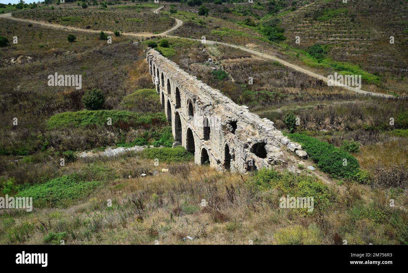 Valens aqueduct night hi-res stock photography and images - Alamy