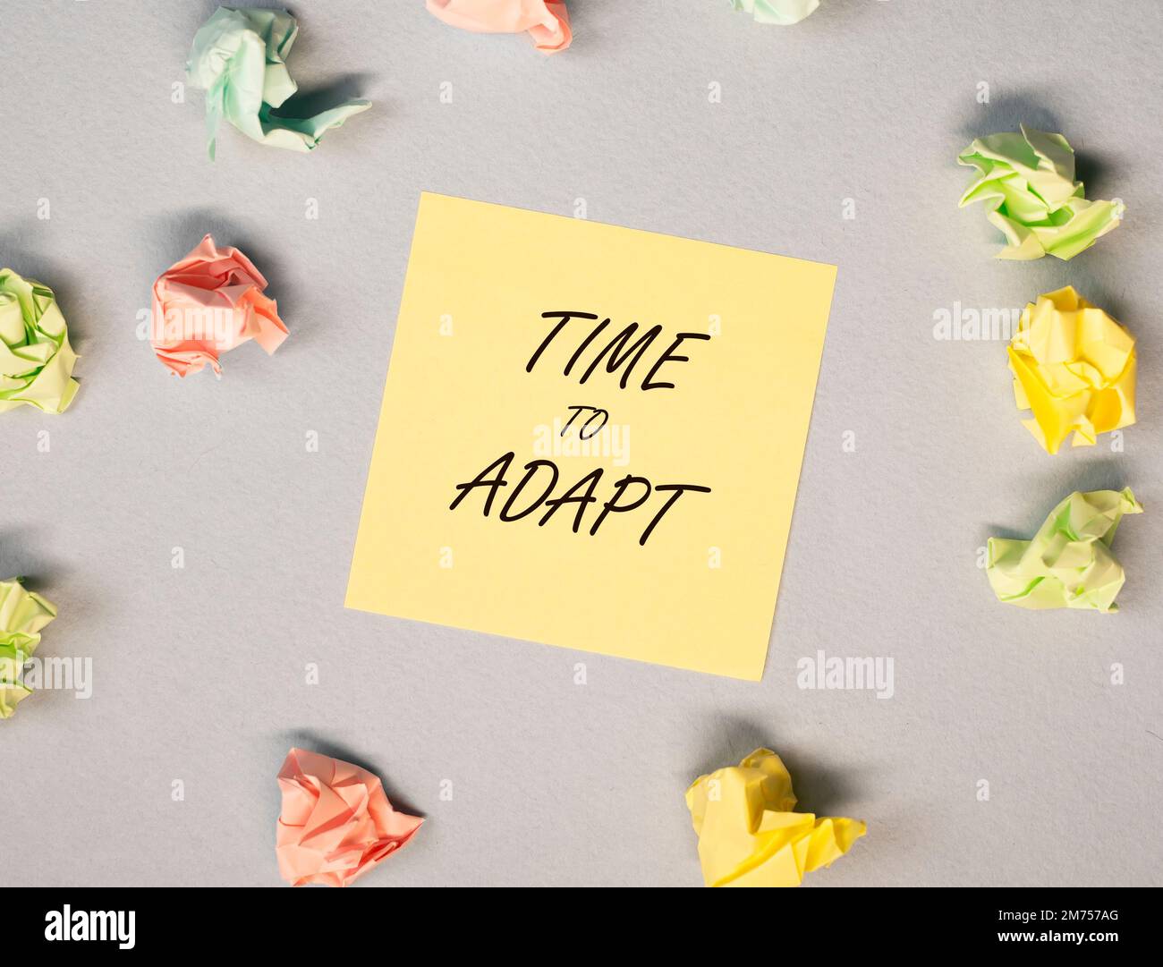 Time to adapt phrase for motivation and action. High quality photo ...