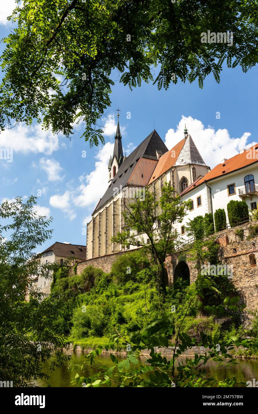 Cesky Krumlov, a beautiful medieval city in the heart of Bohemia, Czech ...