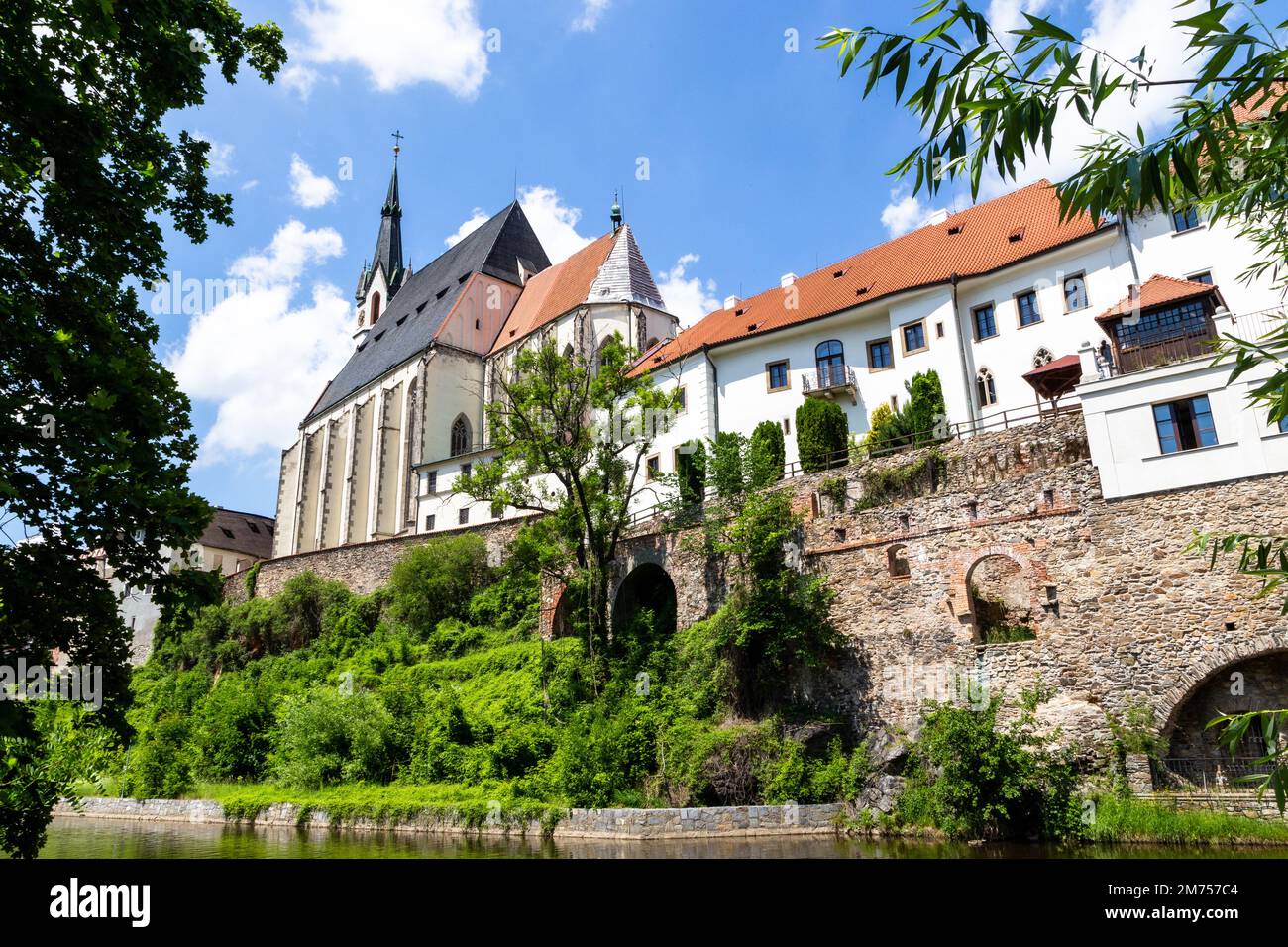 Cesky Krumlov, a beautiful medieval city in the heart of Bohemia, Czech ...