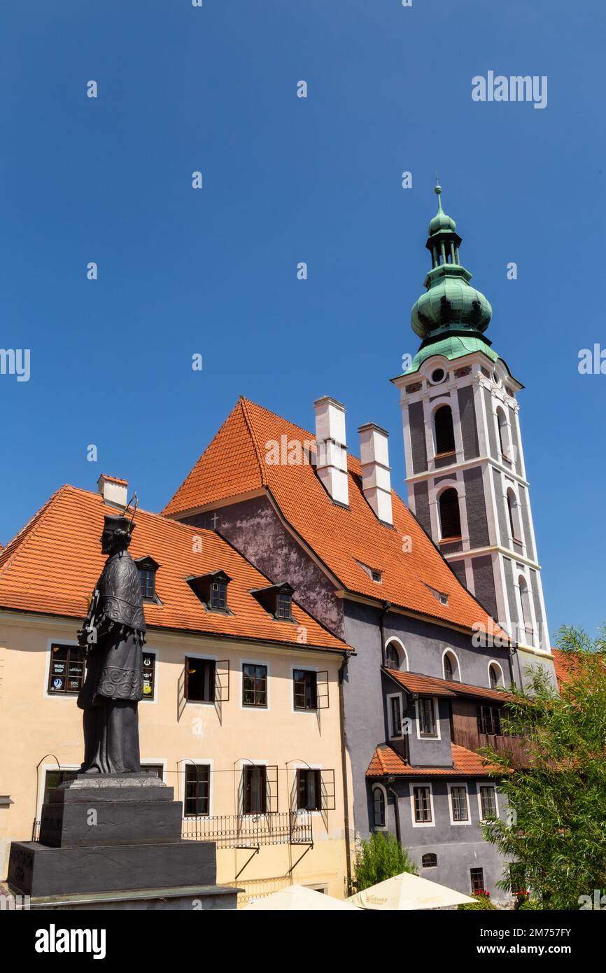 Cesky Krumlov, a beautiful medieval city in the heart of Bohemia, Czech ...