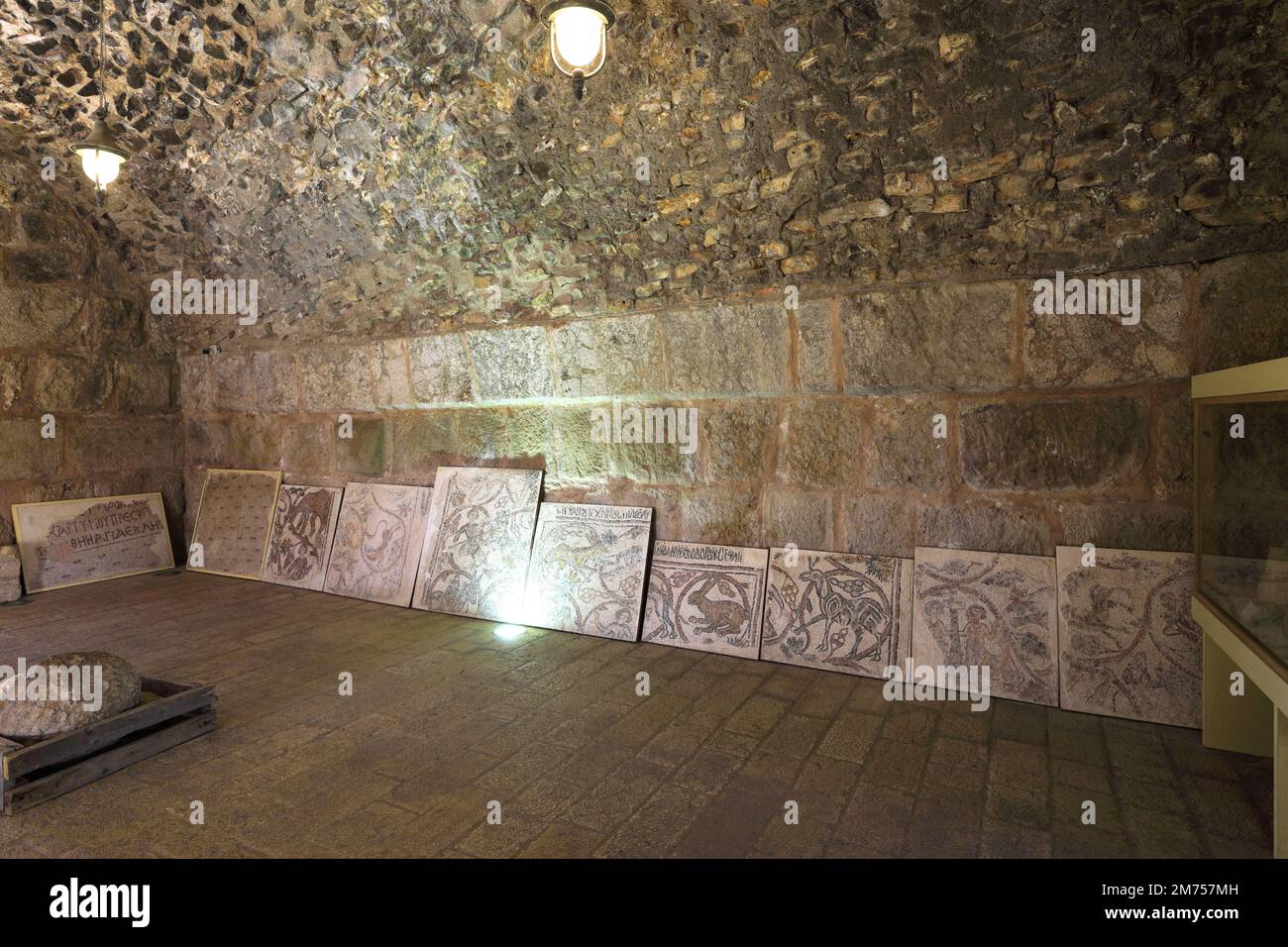 View of Ajloun Castle (Qa'lat ar-Rabad) in the Mount Ajloun district of ...